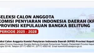 Bangka Belitung Buka Seleksi Anggota KPID 2025-2028, Ini Kesempatan Emas! – Perkara News.com